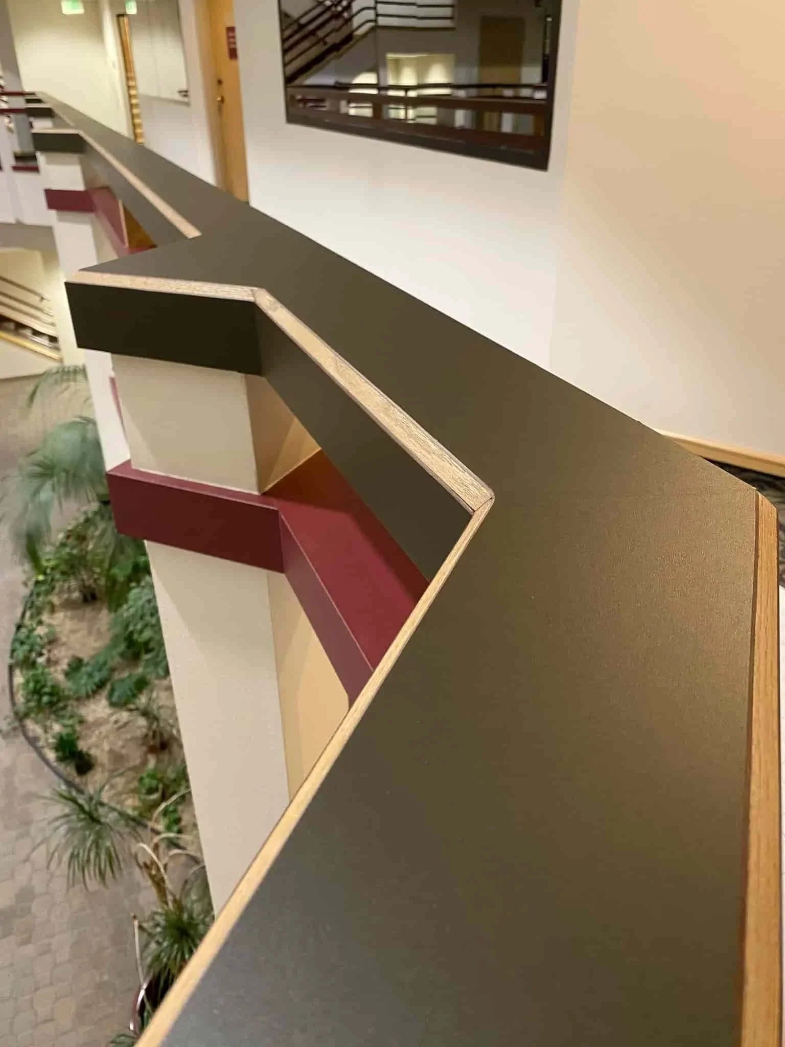 Resurfacing Atrium Railings with Architectural Films (BLOG)