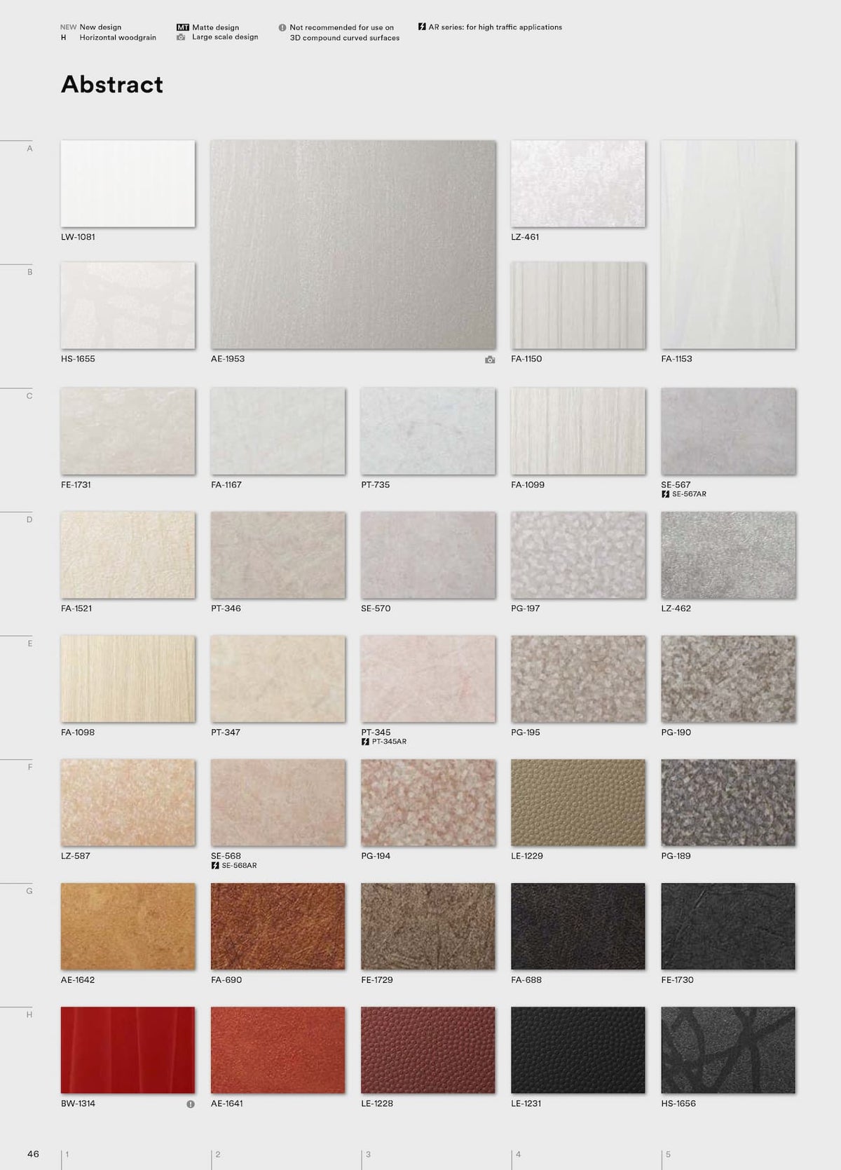 3M DI-NOC LZ-461 Abstract Hard Architectural film