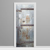 Custom printed vinyl door wraps